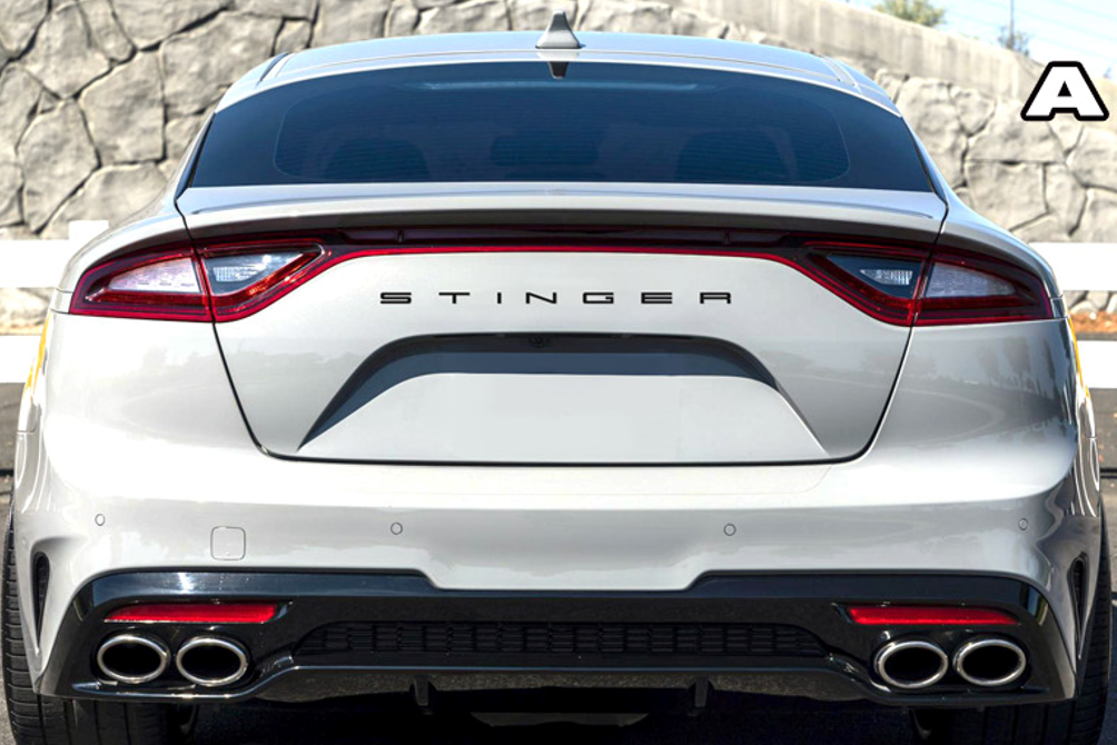 Kia Stinger Emblem - "Porscha Style" Lettering | Easy Installation | U ...